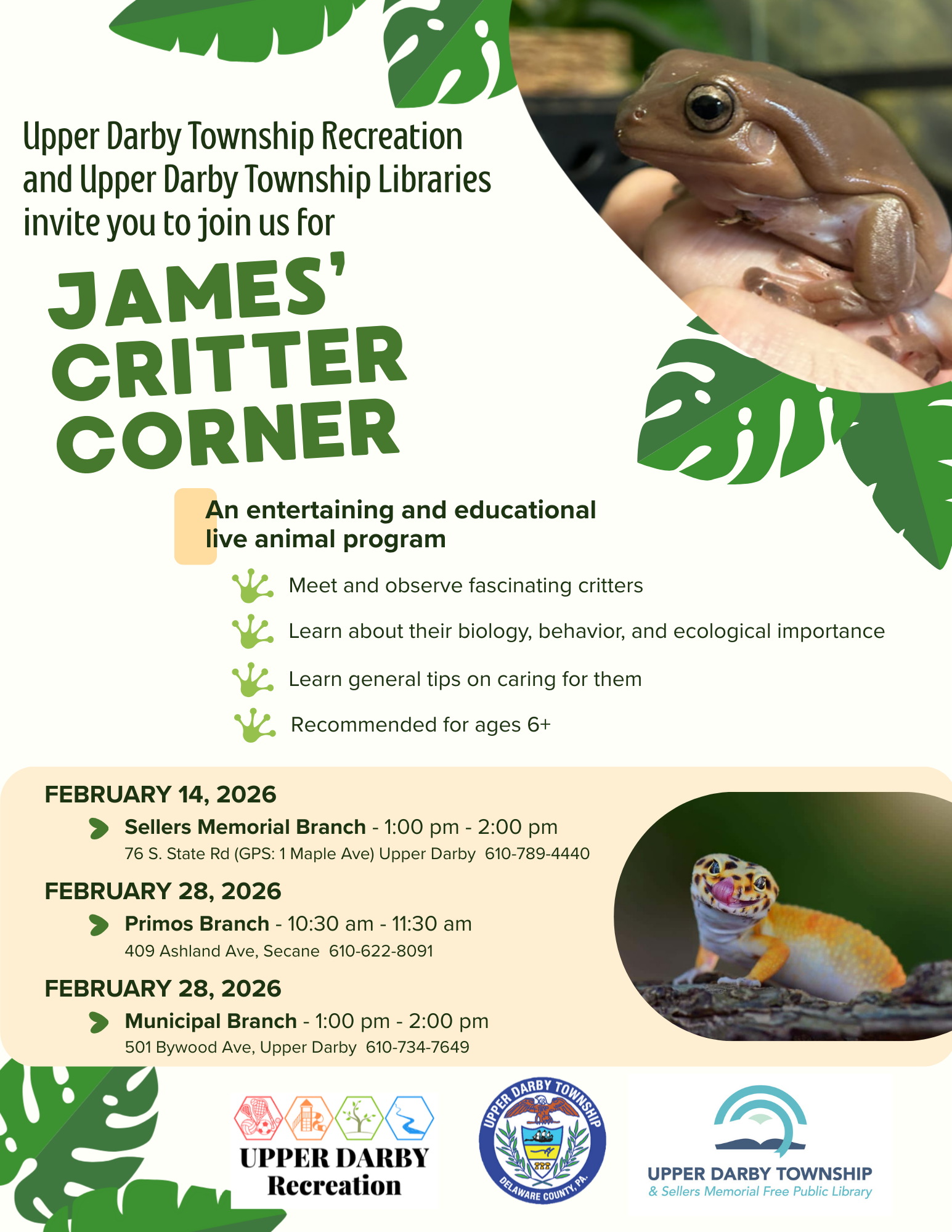 Upper Darby, Pennsylvania - Events & Programs